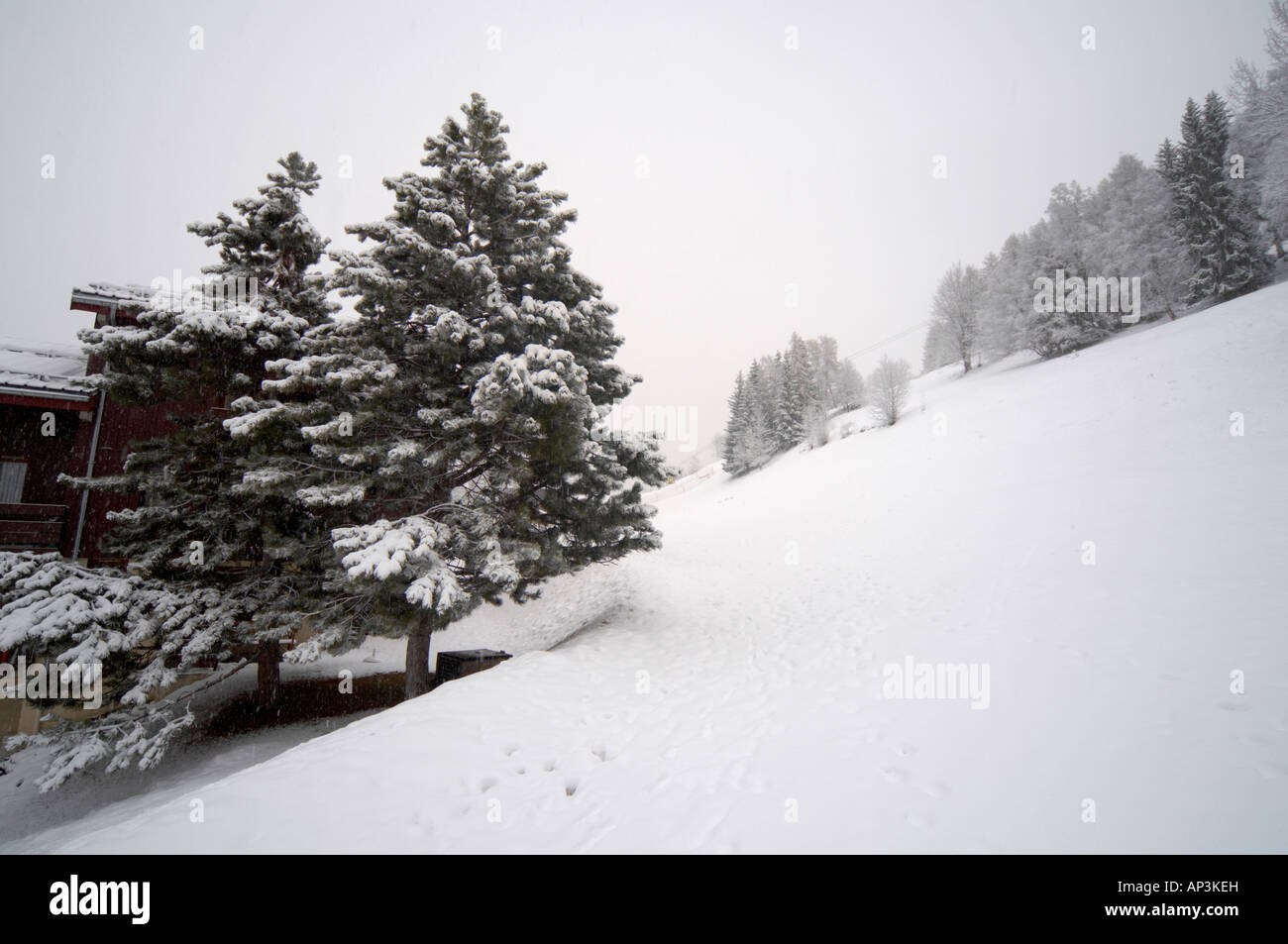 Montchavin plagne france hi-res stock photography and images - Alamy
