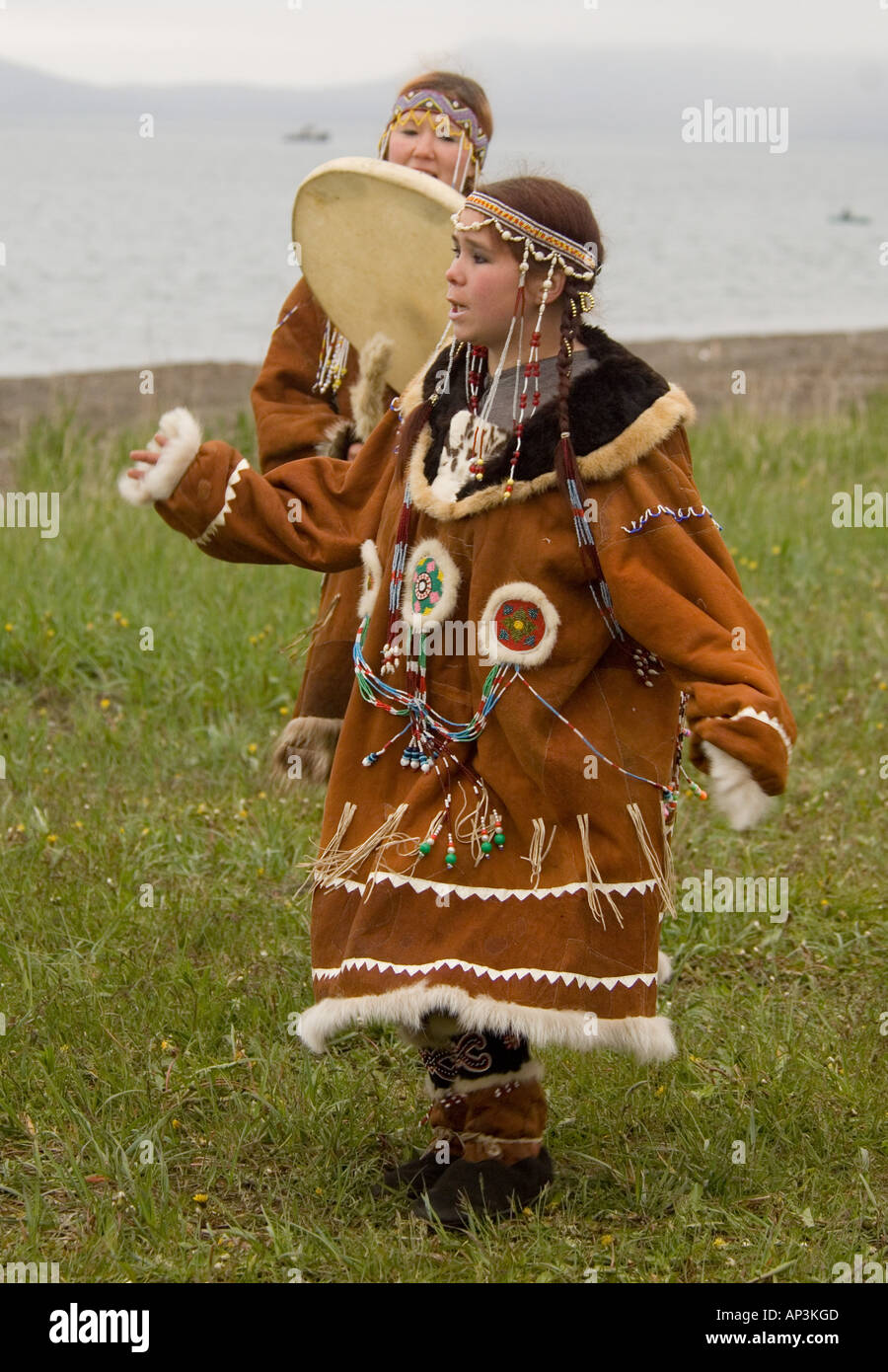 Koryak native people of Ossora village from Kamchatka peninsula, Russia ...