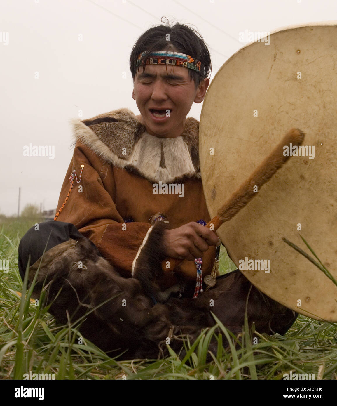 Koryak native people of Ossora village from Kamchatka peninsula, Russia ...