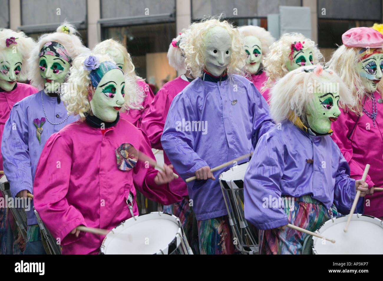 SWITZERLAND, BASEL: Fasnacht Carnival Costumes & Parade Stock Photo - Alamy