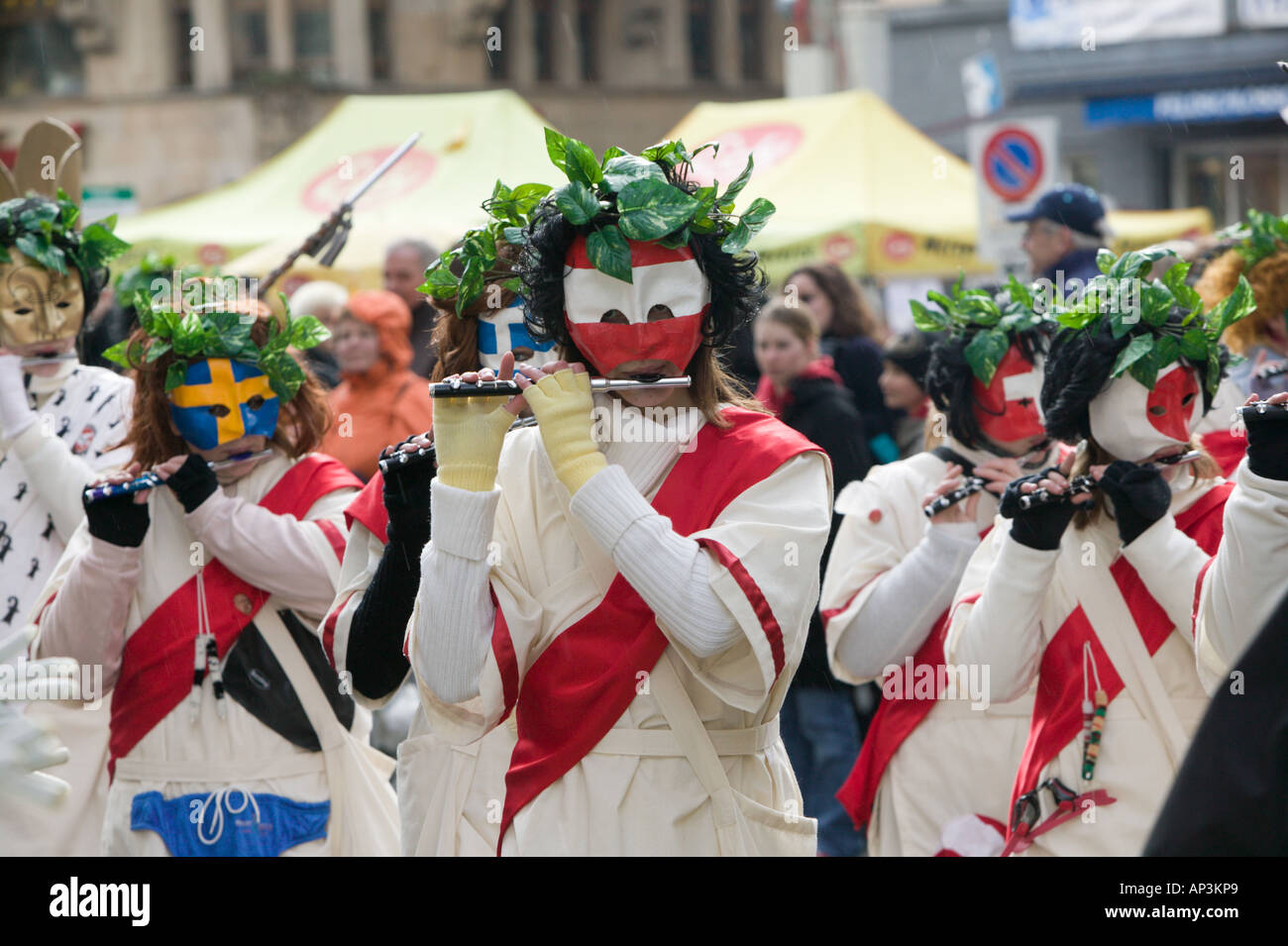 SWITZERLAND, BASEL: Fasnacht Carnival Costumes & Parade Stock Photo - Alamy