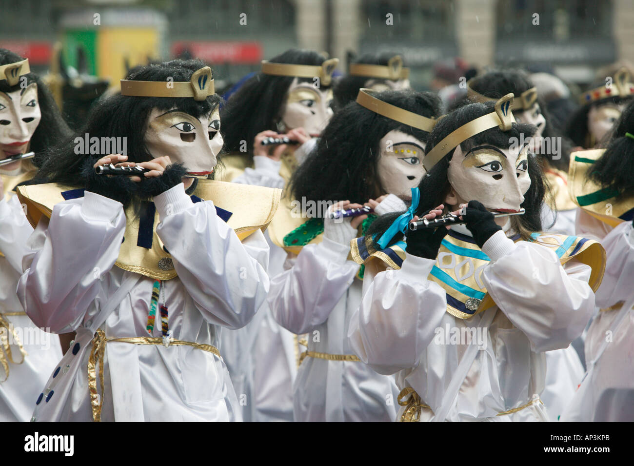 SWITZERLAND, BASEL: Fasnacht Carnival Costumes & Parade Stock Photo - Alamy
