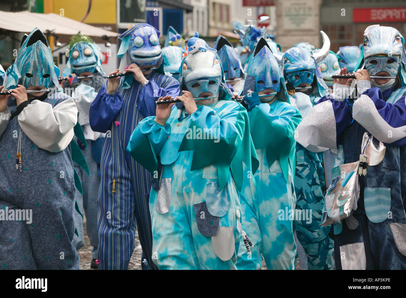 SWITZERLAND, BASEL: Fasnacht Carnival Costumes & Parade Stock Photo - Alamy