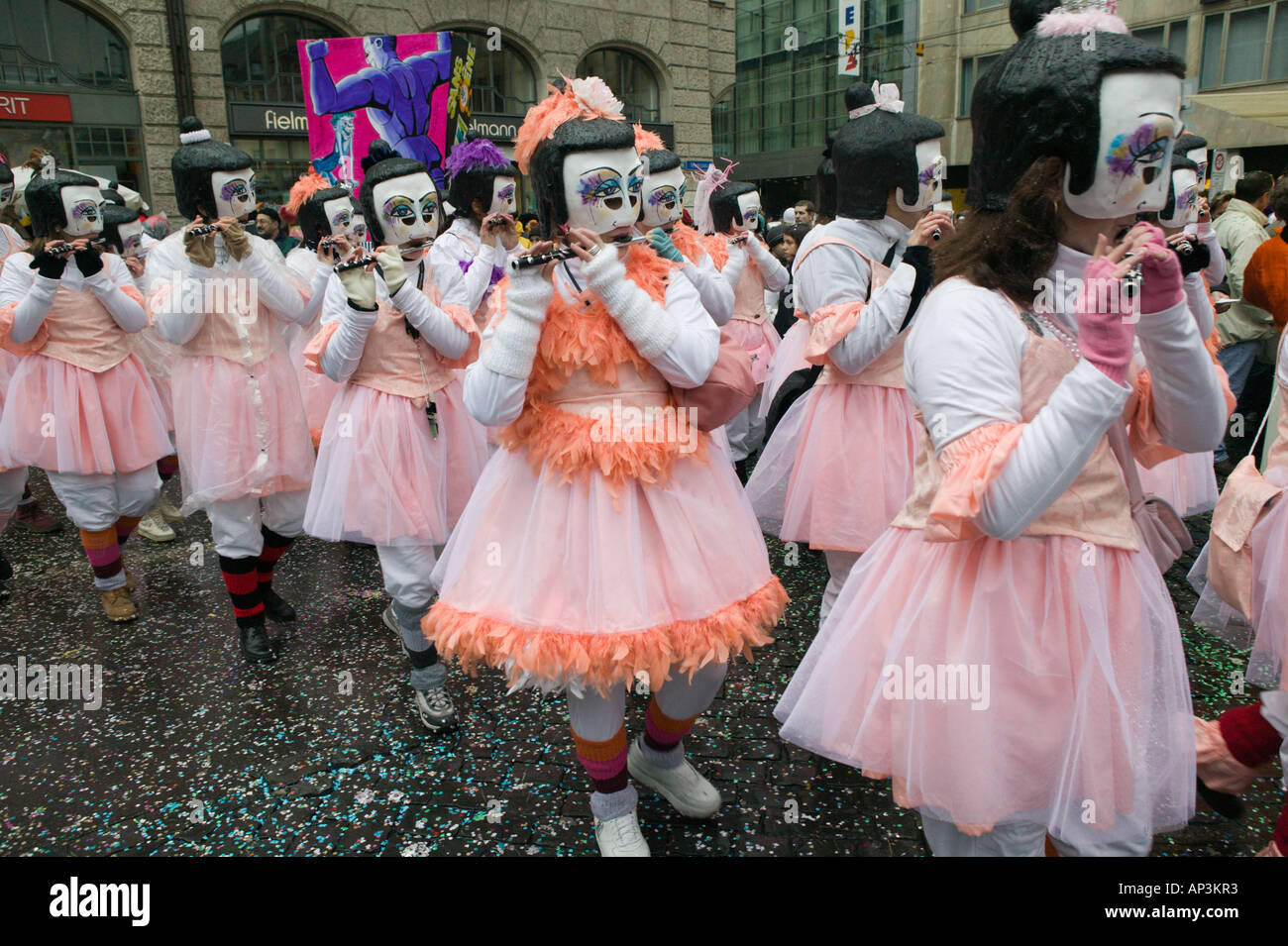 SWITZERLAND, BASEL: Fasnacht Carnival Fasnacht Parade Stock Photo - Alamy