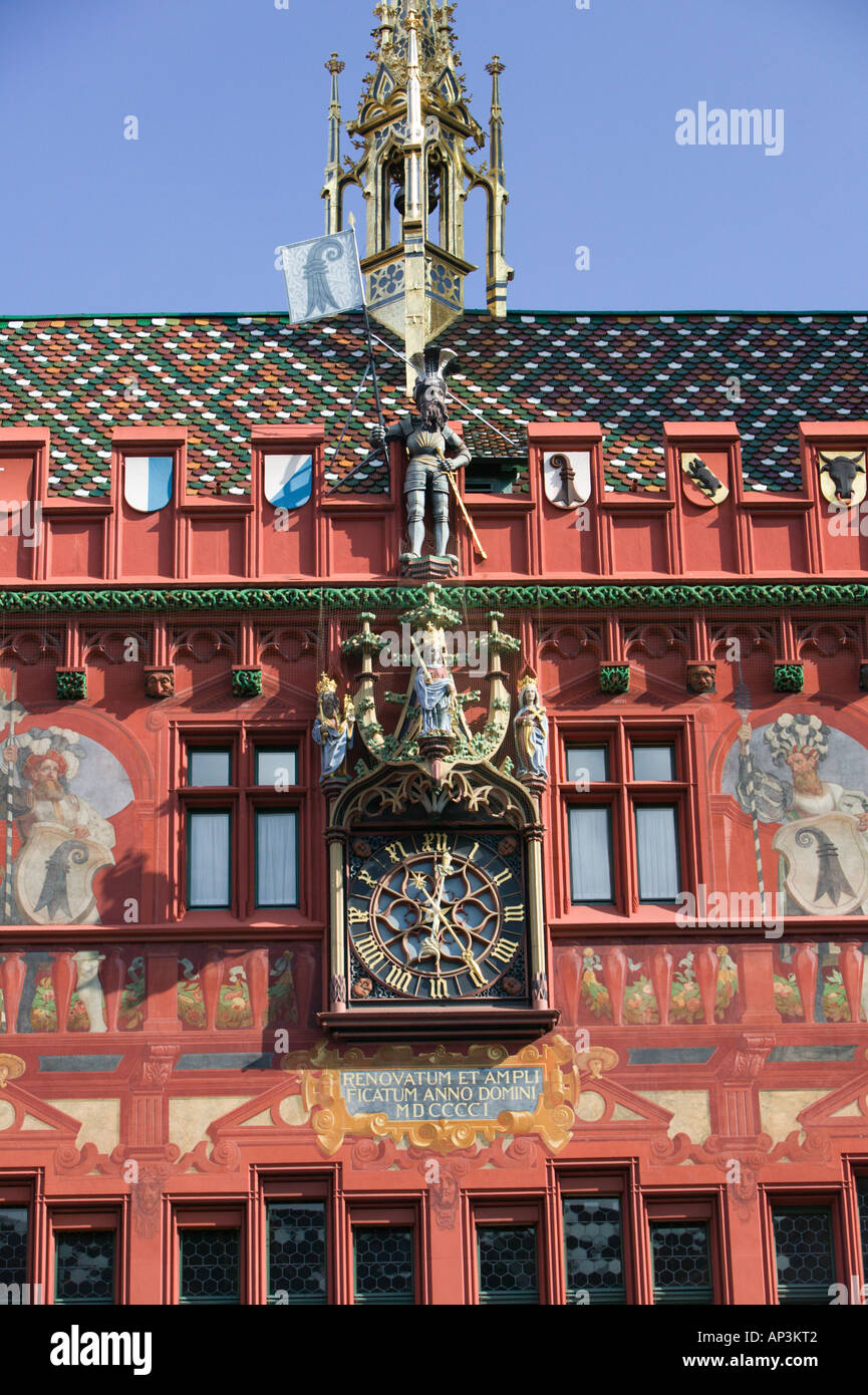 SWITZERLAND, BASEL: Basel Town Hall (Rathaus) (b.16th century Stock ...