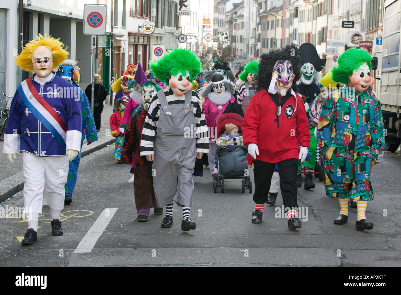 SWITZERLAND, BASEL: Fasnacht Carnival Children's Parade Stock Photo - Alamy