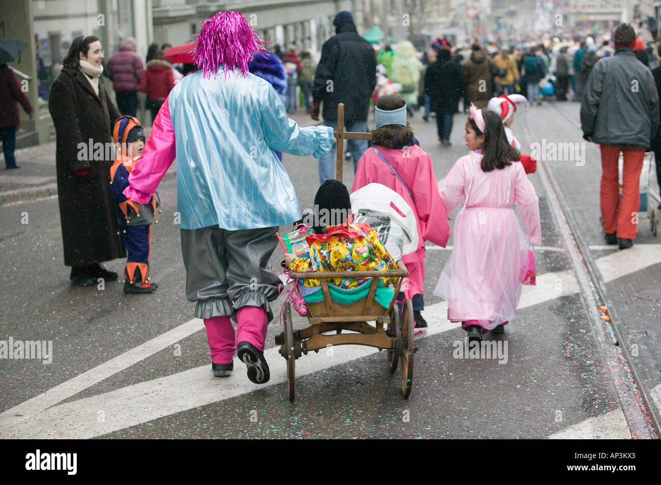 SWITZERLAND, BASEL: Fasnacht Carnival Children's Parade Stock Photo - Alamy