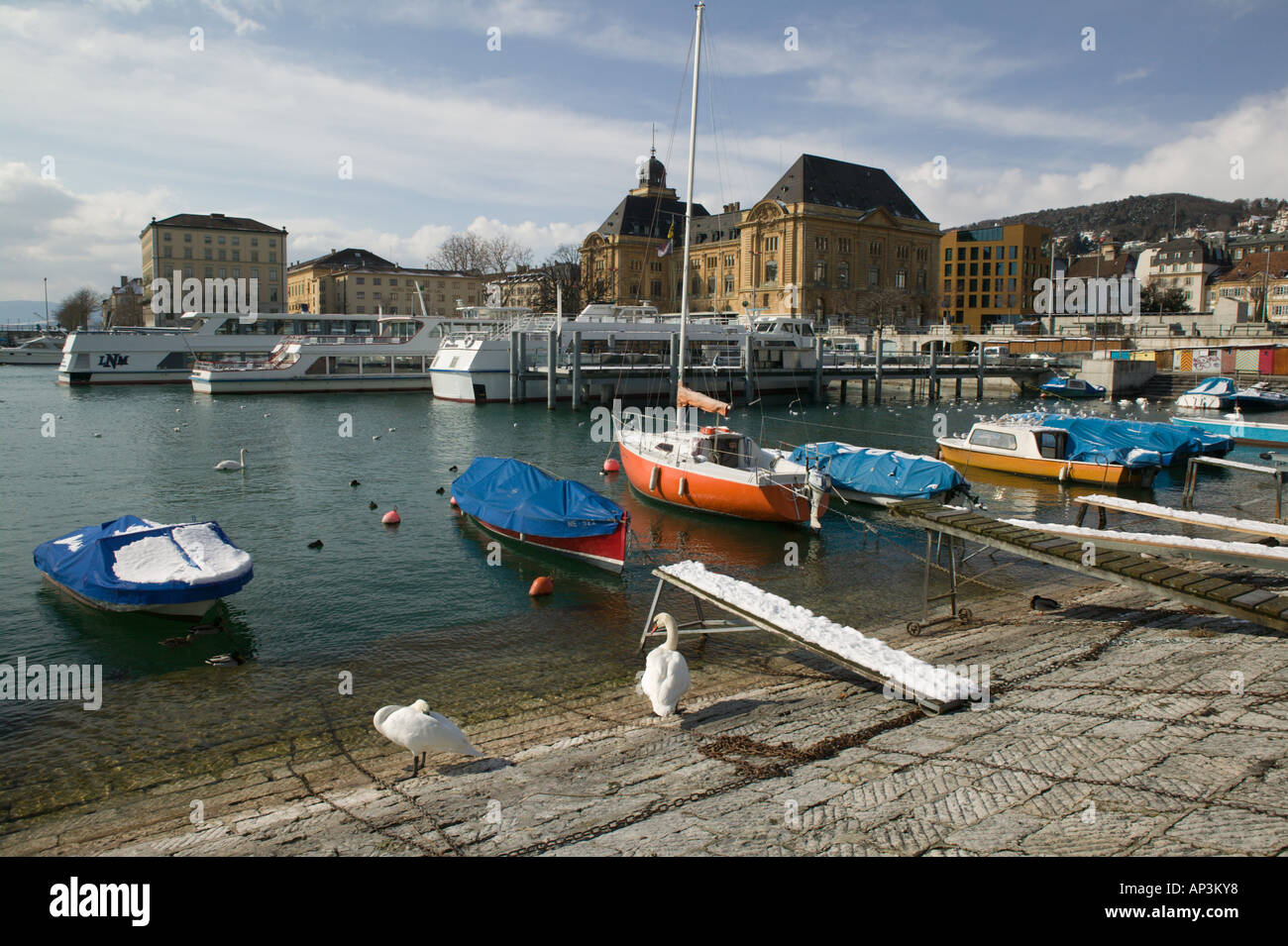 Neuchatel harbor hi-res stock photography and images - Alamy