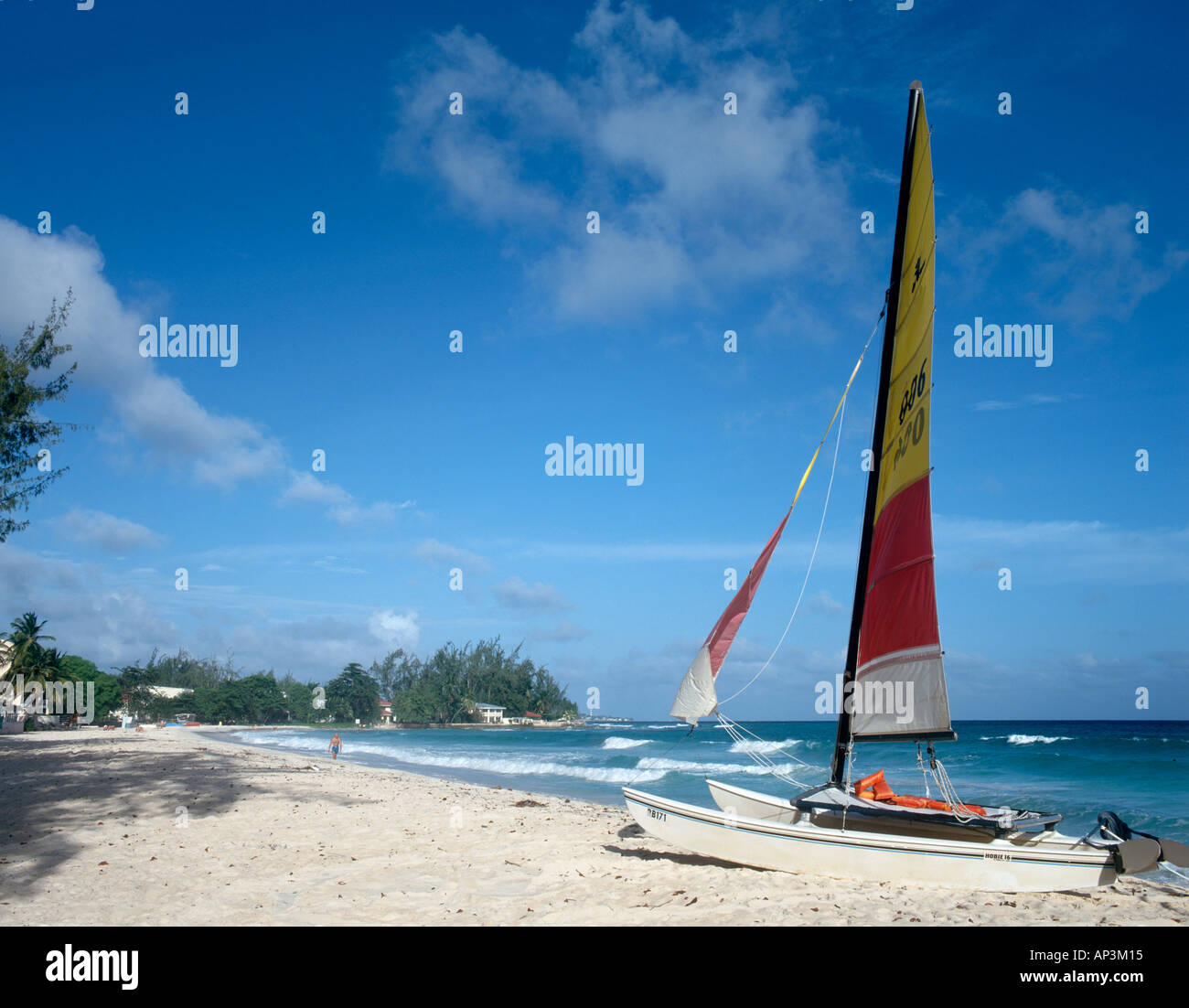 Dover Beach in 1993, St Lawrence Gap, South Coast, Barbados, West ...