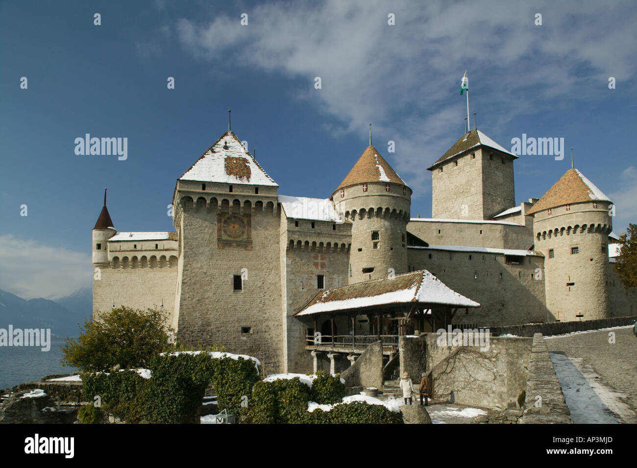 Chateau De Chillon Winter