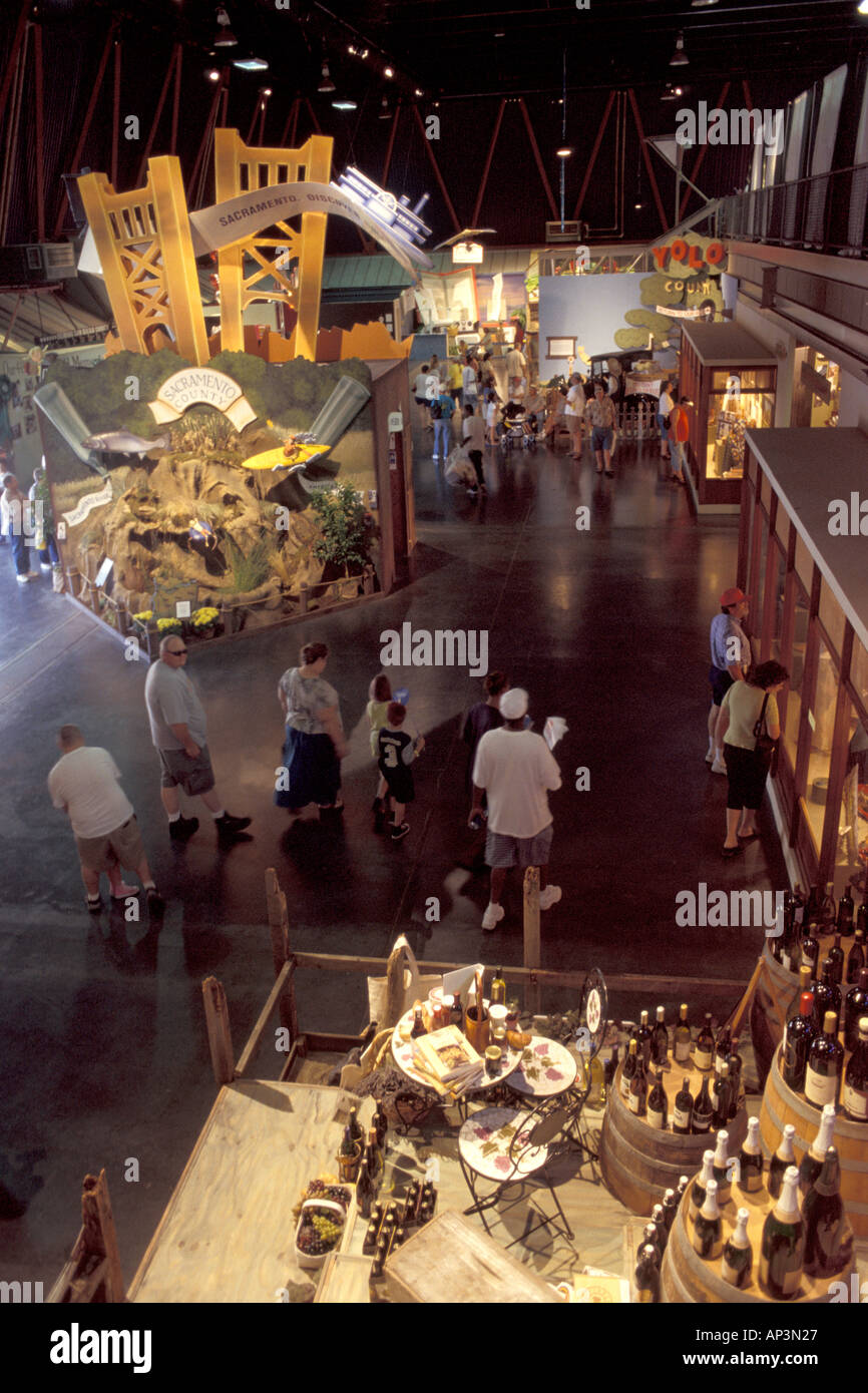 County exhibits at the California State Fair Stock Photo - Alamy