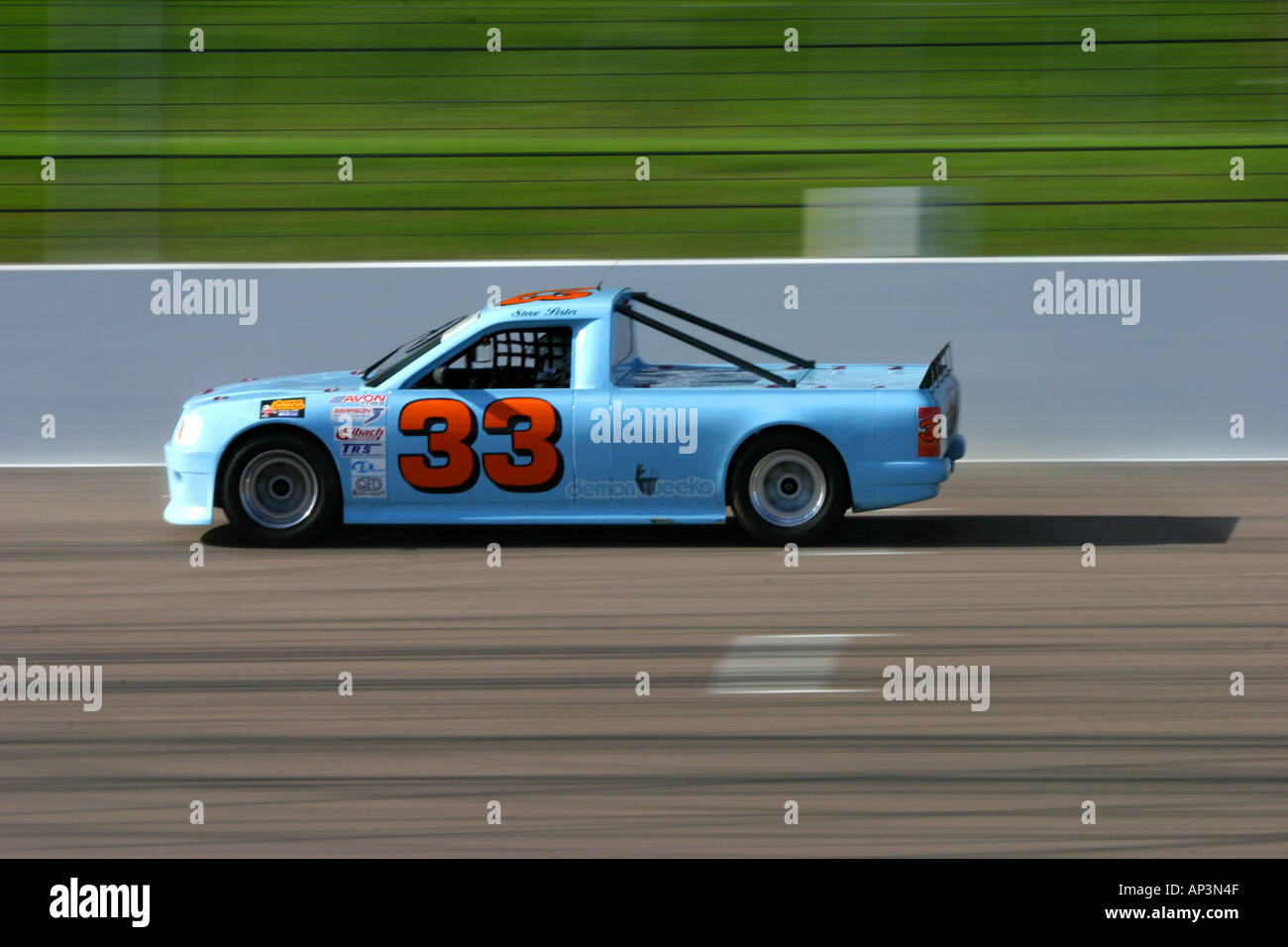 Racing pick up trucks Stock Photo - Alamy