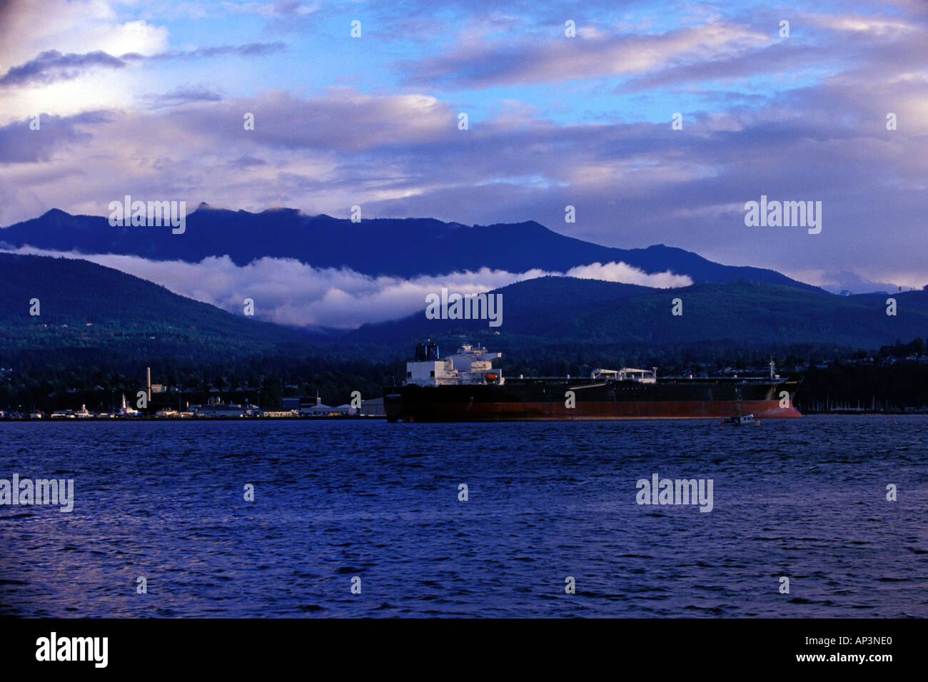 Port Angeles from Ediz Hook Washington Stock Photo - Alamy