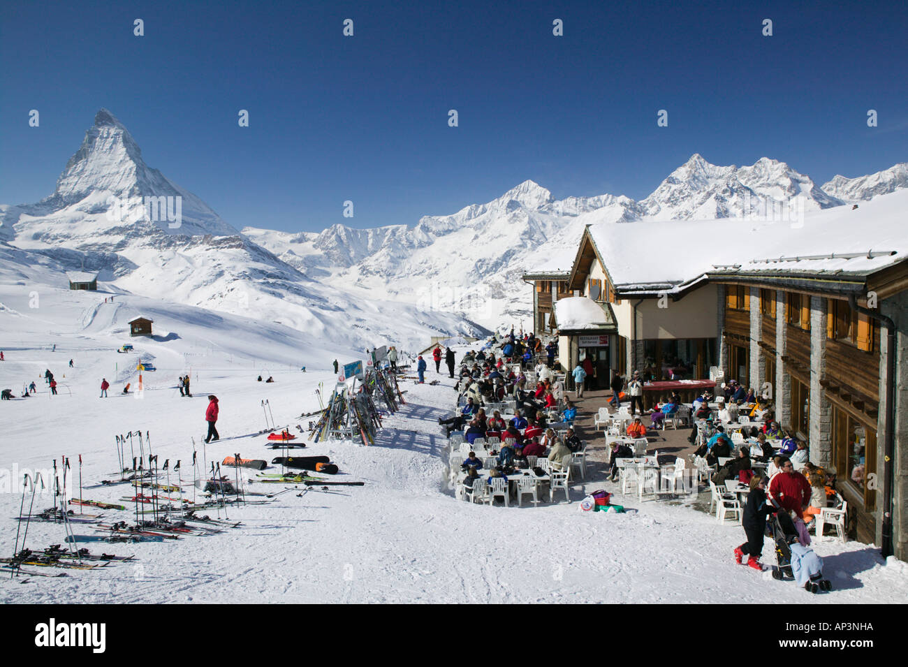 SWITZERLAND, Wallis/Valais, ZERMATT: Riffelberg (el. 2582 meters ...