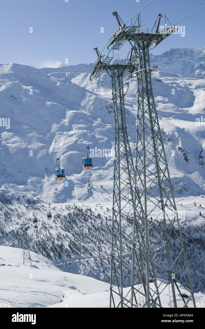 SWITZERLAND, Wallis/Valais, ZERMATT: Blauherd (el. 2571 meters ...