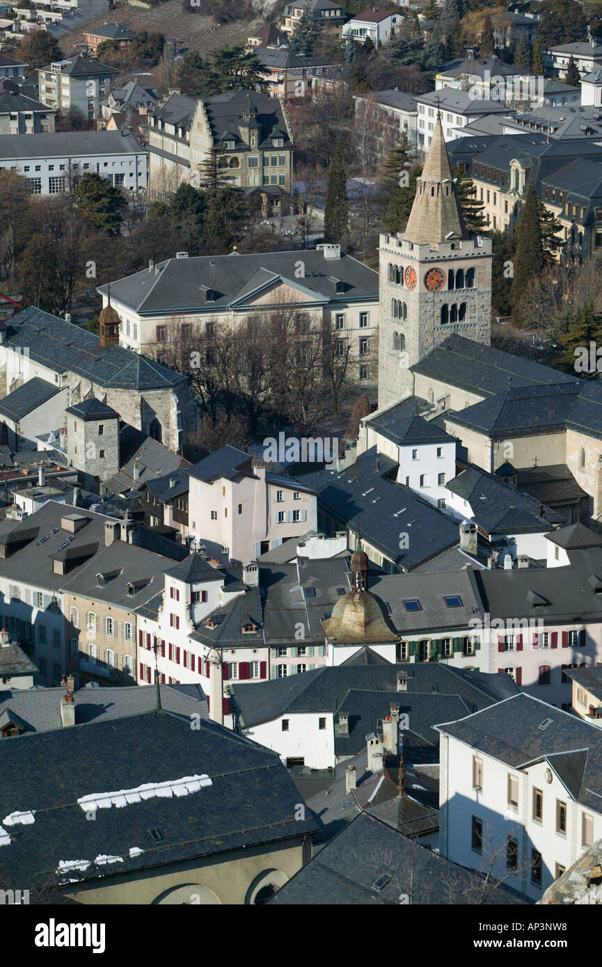 Sion old view valais switzerland hi-res stock photography and images ...