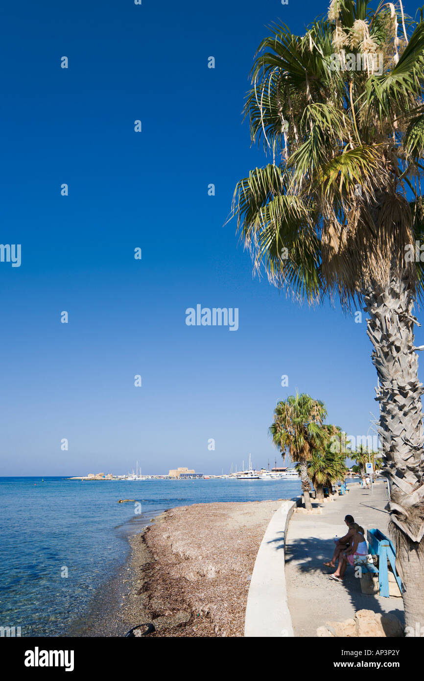 Paphos harbour promenade hi-res stock photography and images - Alamy