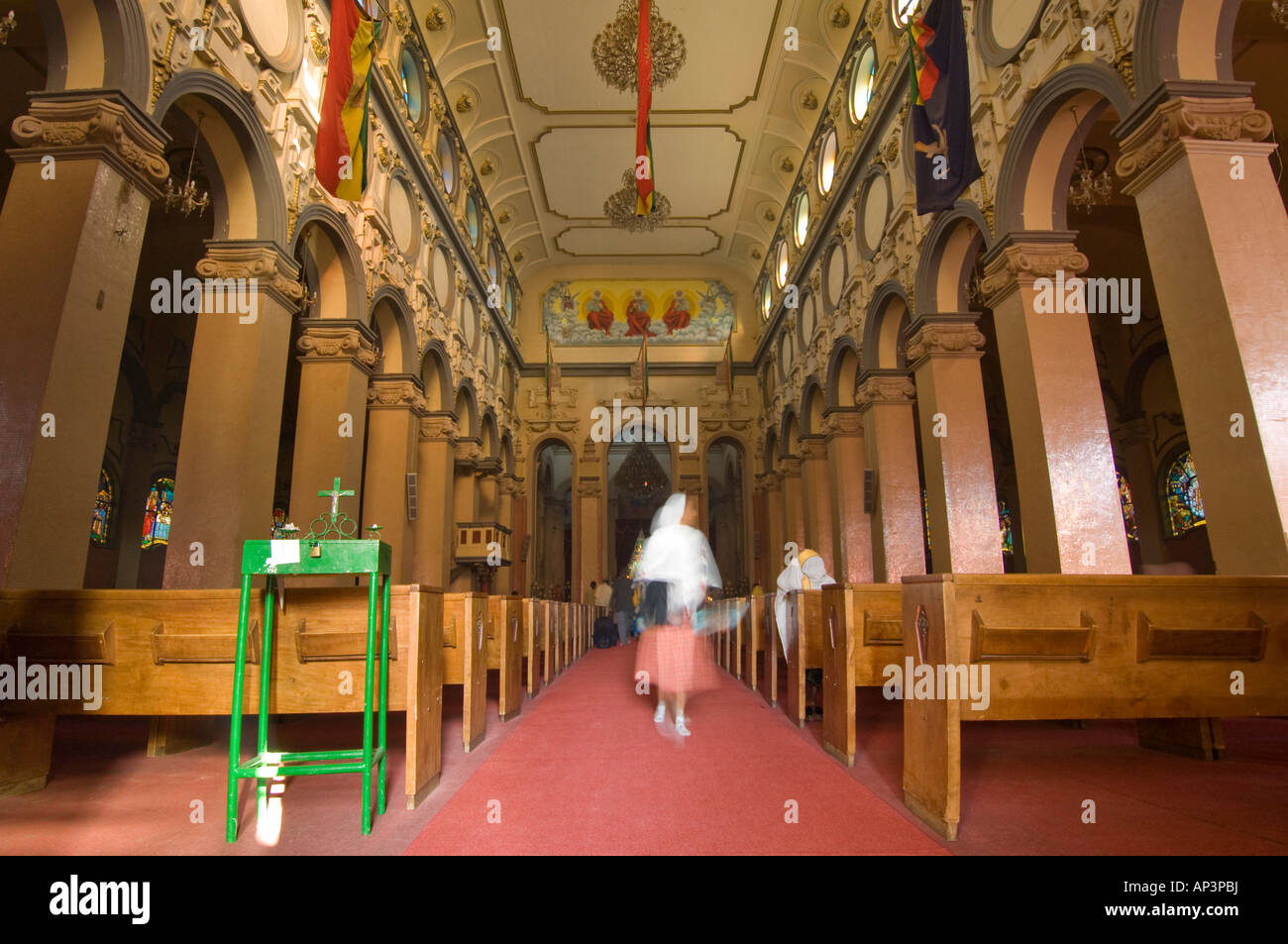 Ethiopia Addis Ababa November 2007 Trinity church Stock Photo - Alamy