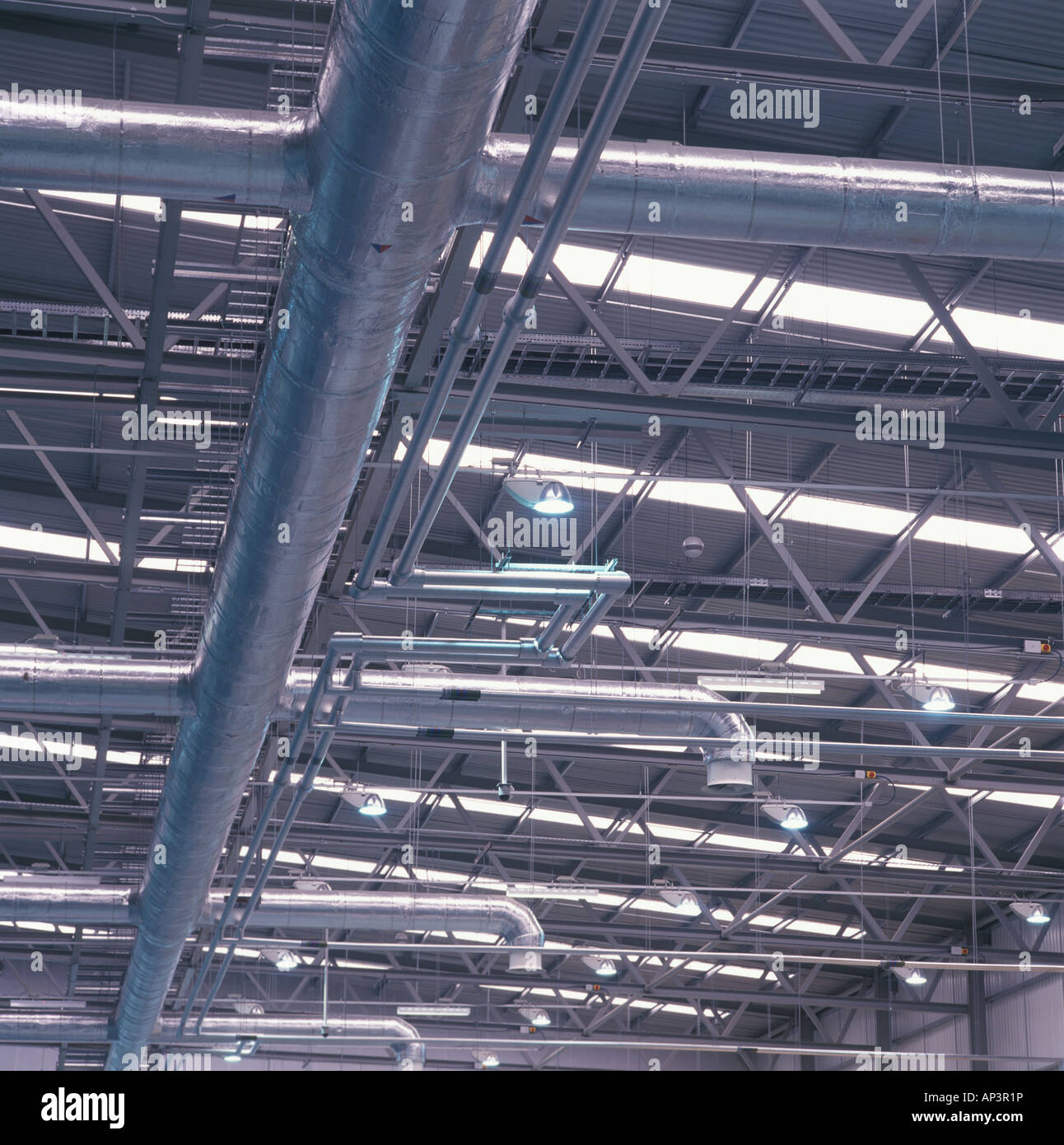 Pipe air conditioning systems Stock Photo - Alamy