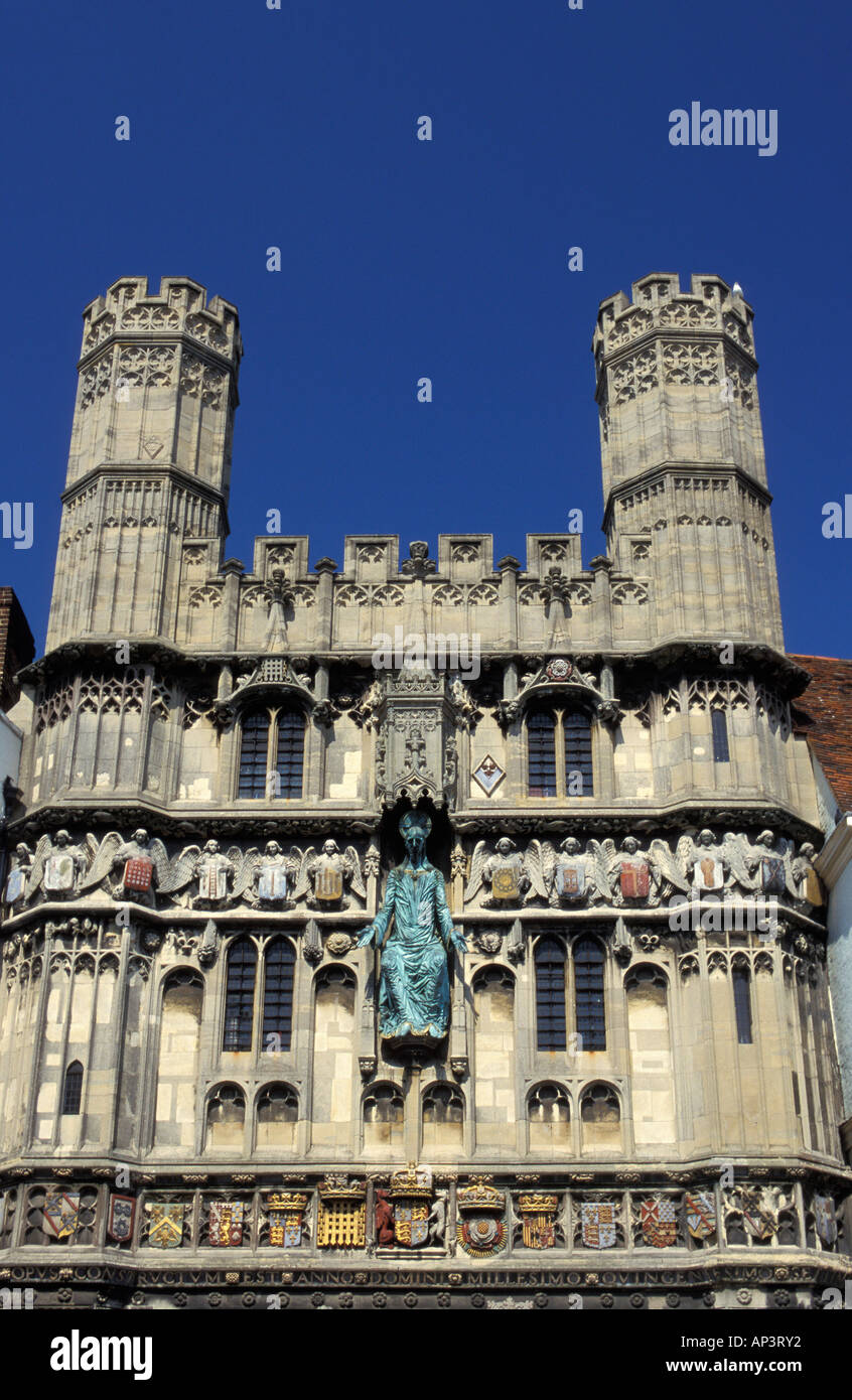 Canterbury cathedral christ church gate hi-res stock photography and ...
