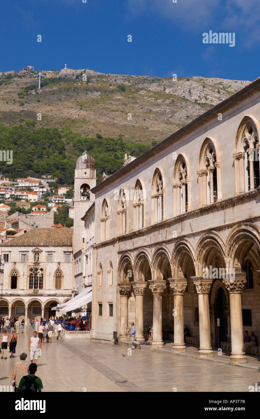 Sponza palace clock tower hi-res stock photography and images - Alamy