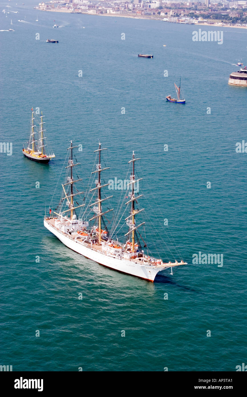 ships on parade at portsmouth international festival of the sea Stock ...