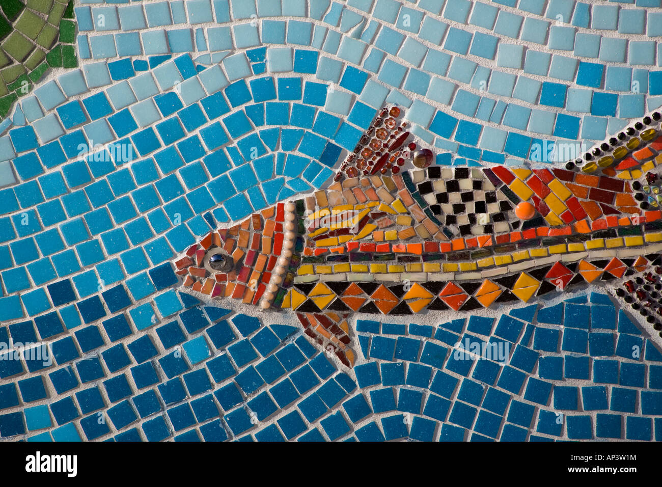 Mosaic tile pattern Stock Photo - Alamy