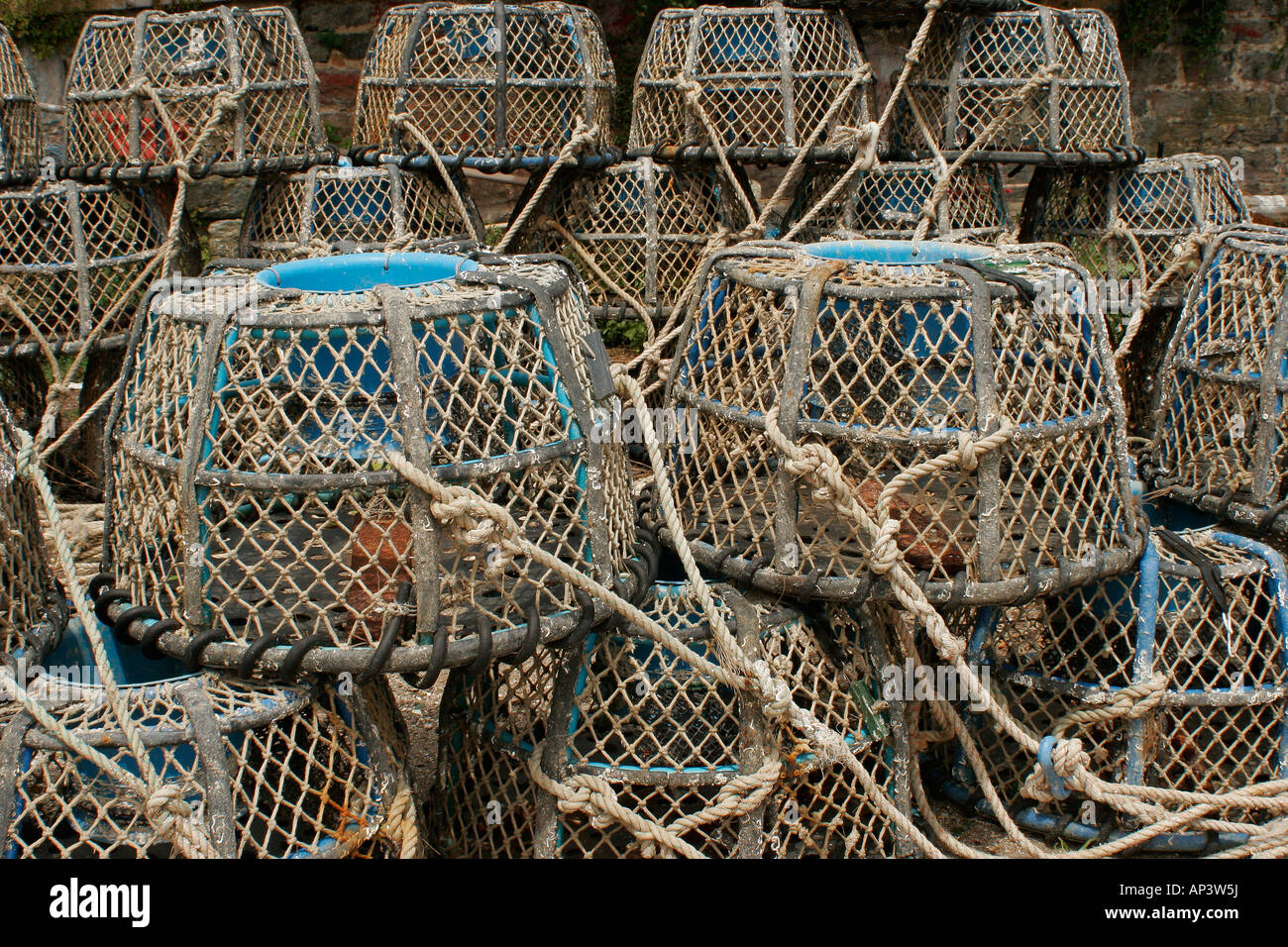 Rack for fishing lobster Stock Photo - Alamy