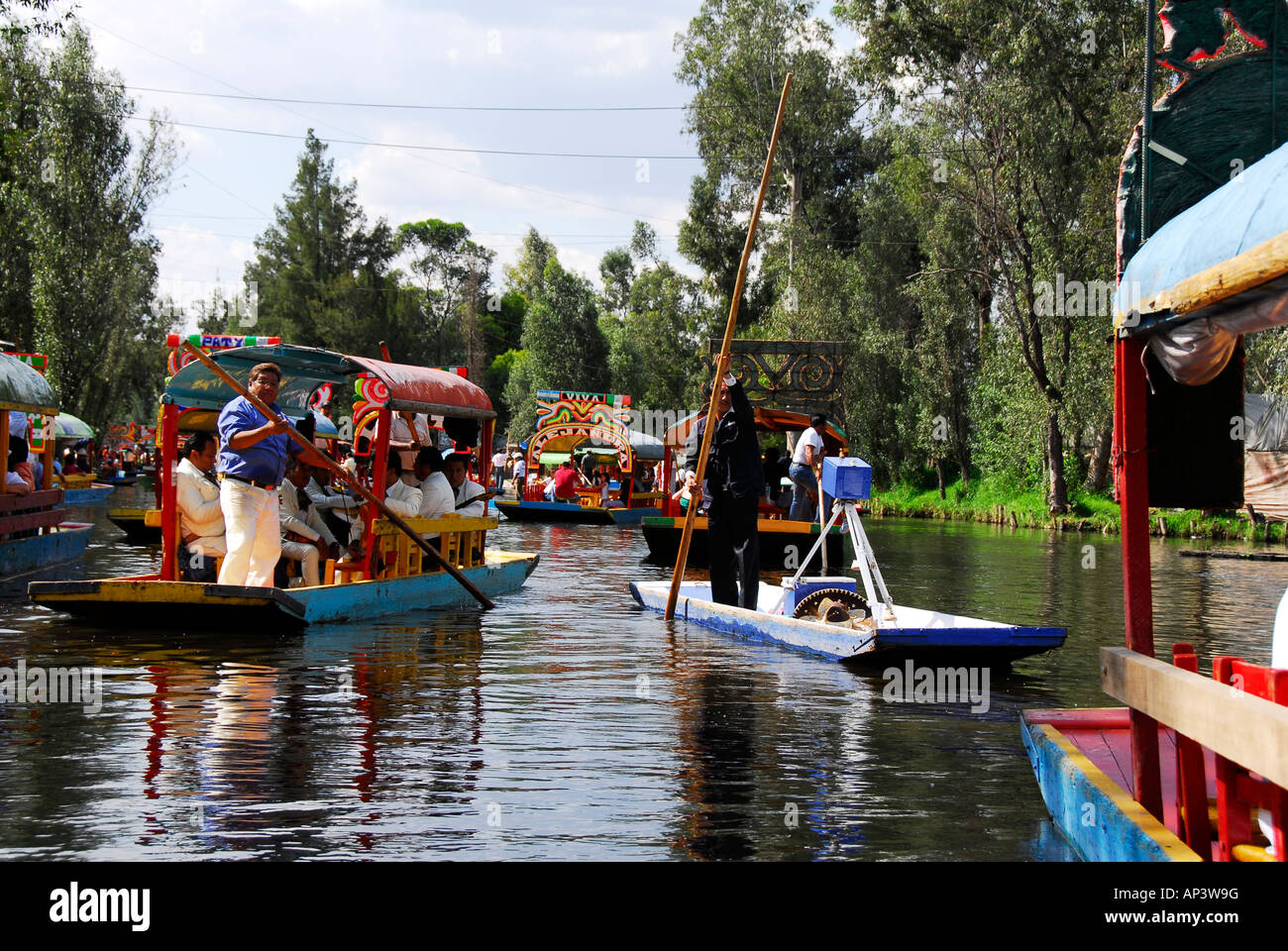 Xochimilco, Mexico city Stock Photo - Alamy