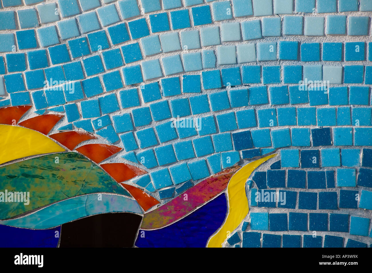 Mosaic tile pattern Stock Photo - Alamy