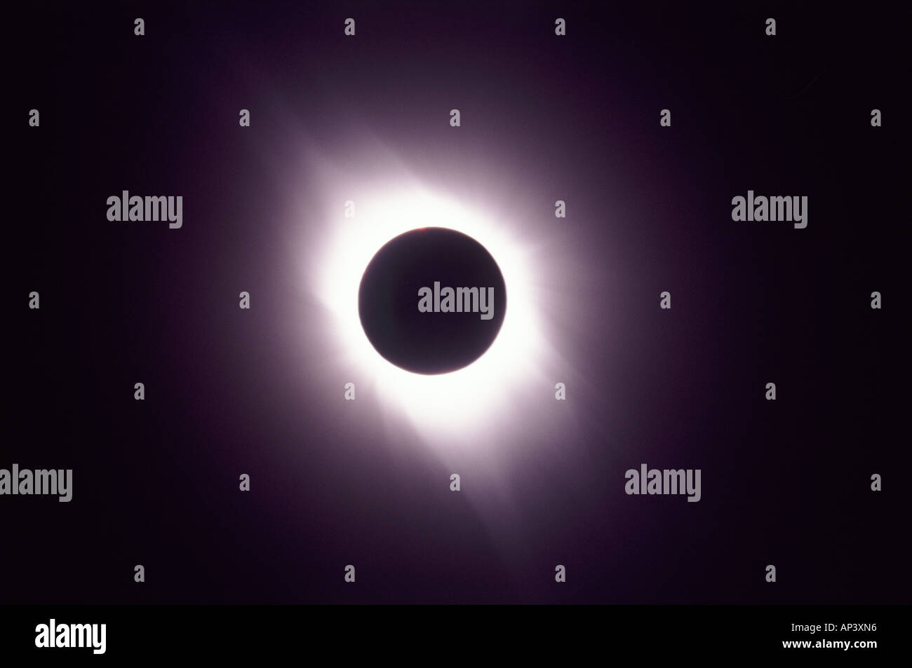 Total solar eclipse Stock Photo - Alamy