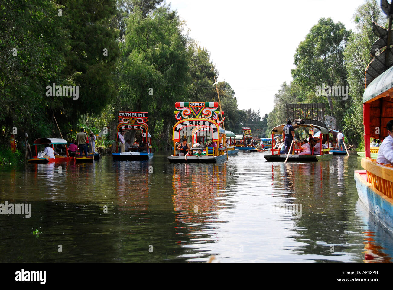 Xochimilco, Mexico city Stock Photo - Alamy