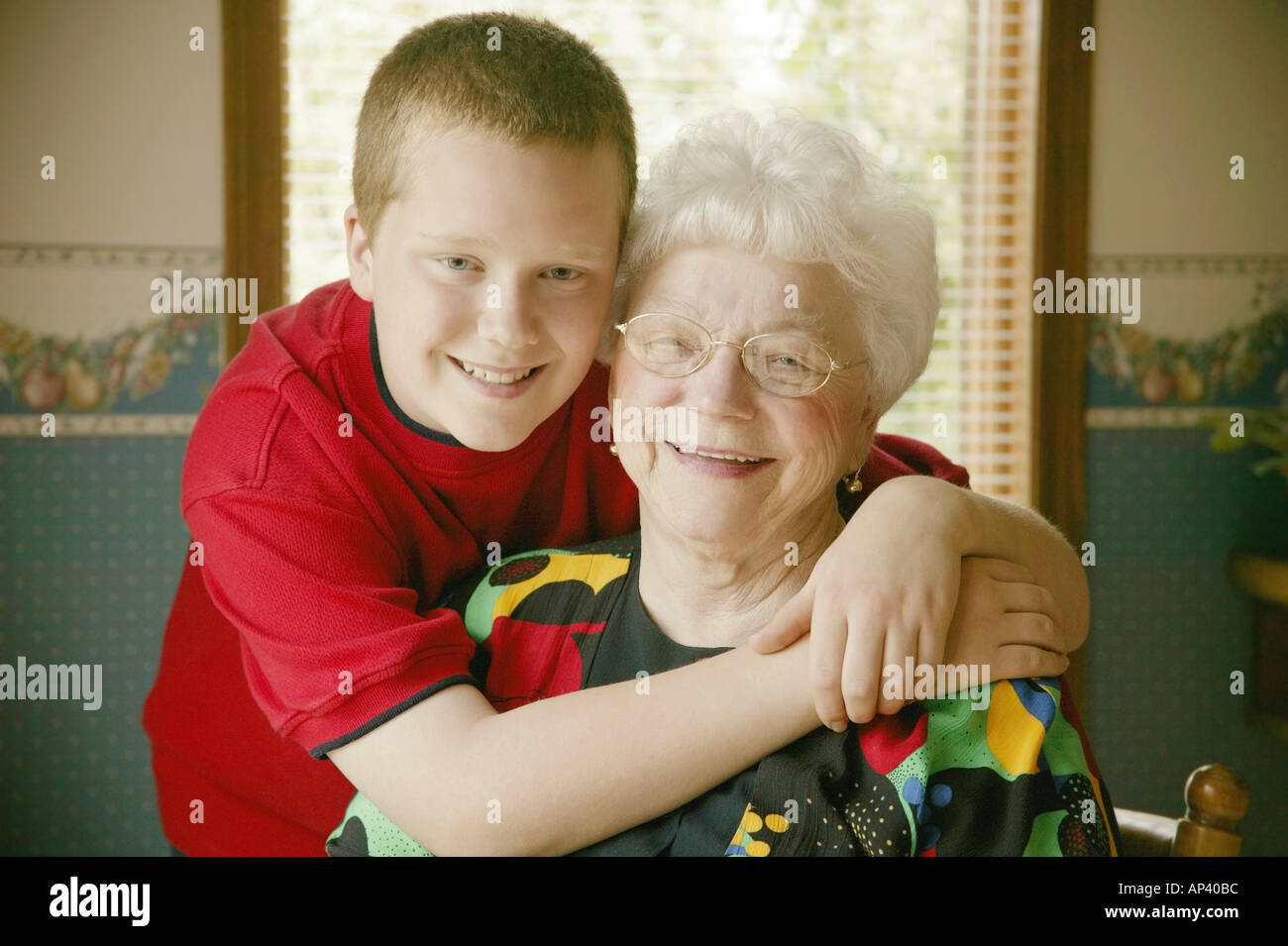 Grandmother and grandchild Stock Photo - Alamy
