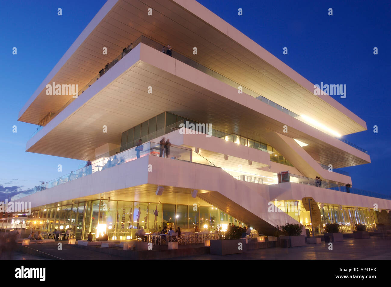 America's Cup 2007, Chipperfield building Stock Photo - Alamy
