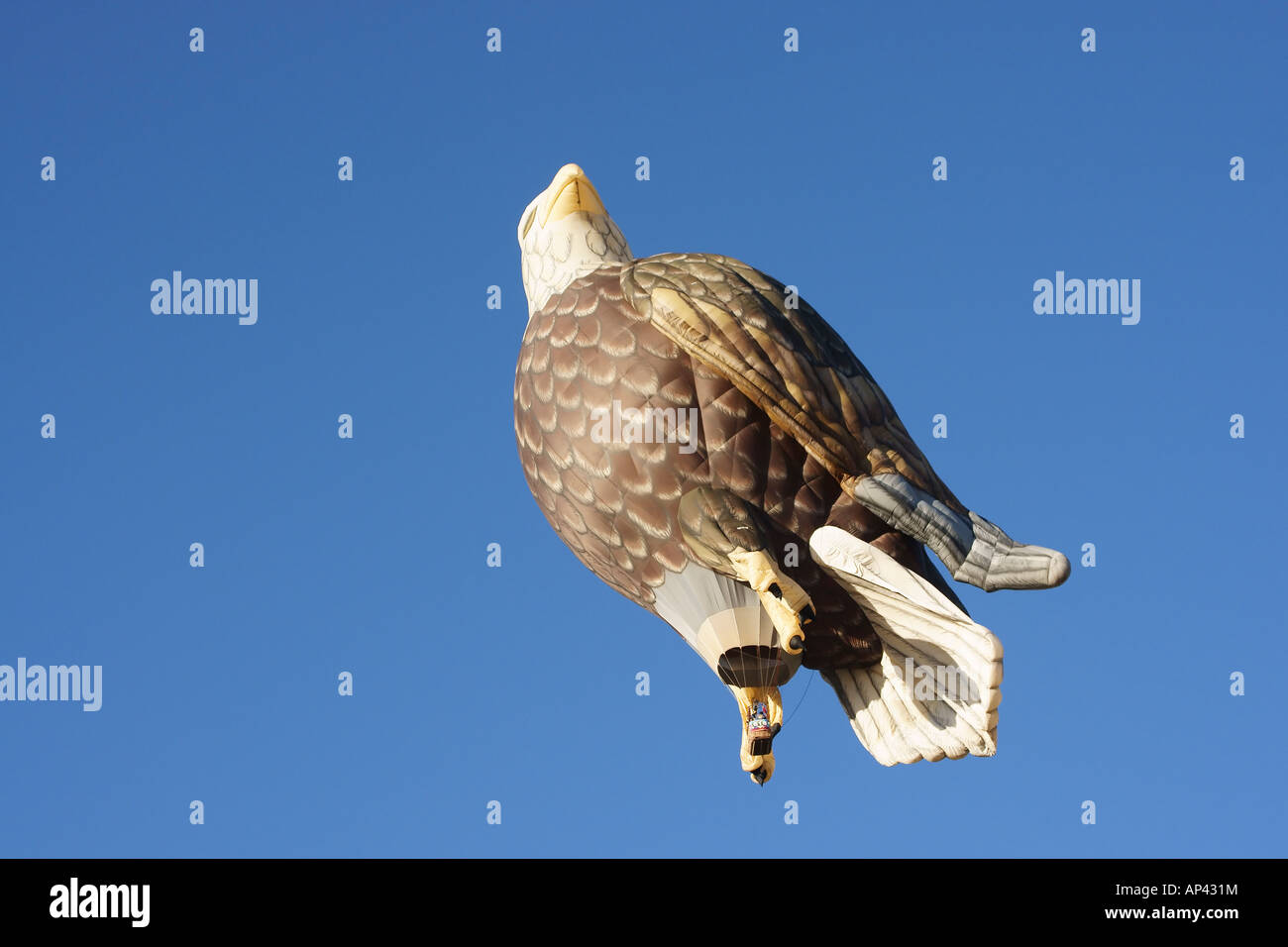 Eagle shaped hot air balloon takes off from Albuquerque International ...