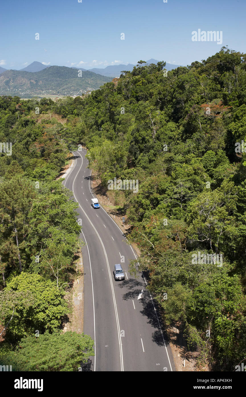 Kennedy Highway from Skyrail Cairns North Queensland Australia Stock ...