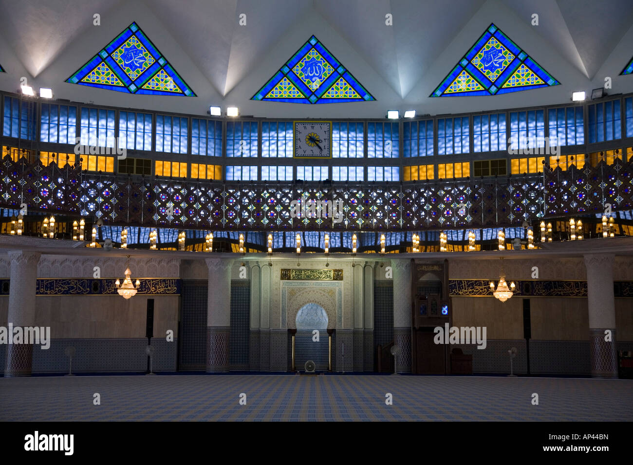 Prayer Hall National Mosque Malaysia High Resolution Stock Photography ...
