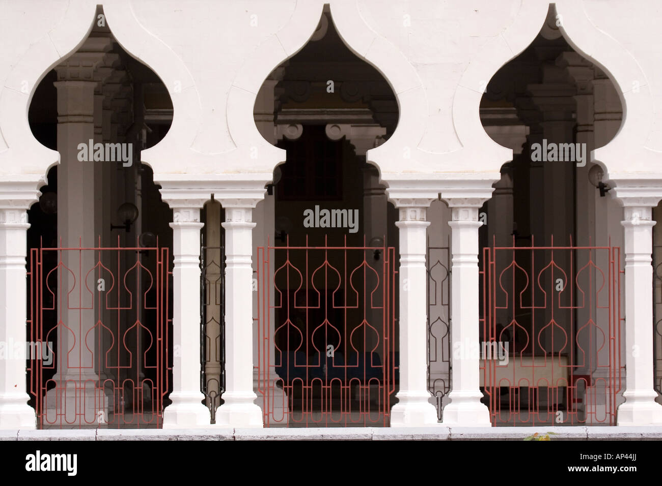 Arches designed, in the form of those often seen in Islamic influenced ...