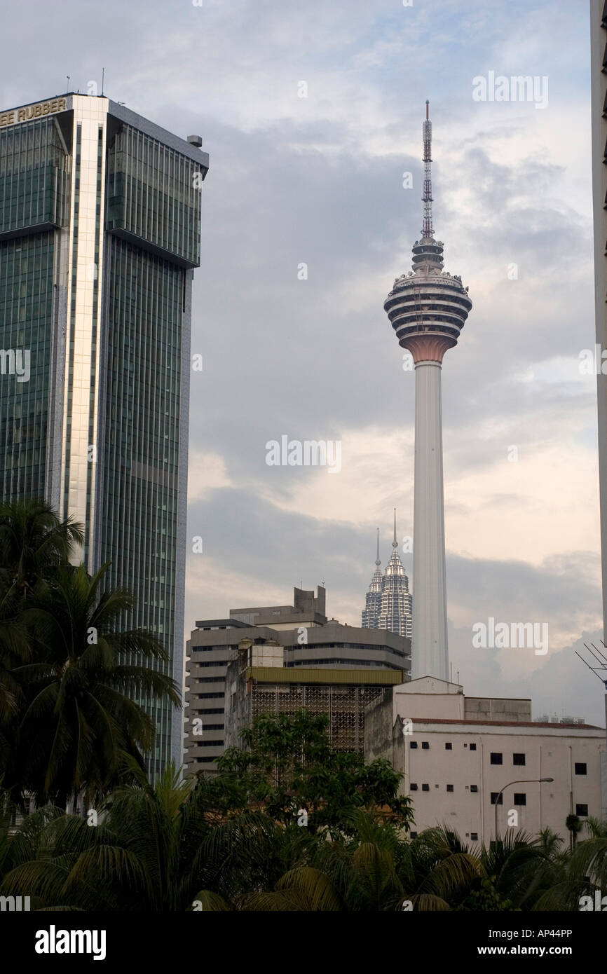 KL Tower is 421m high. It is a telecommunications and broadcasting ...