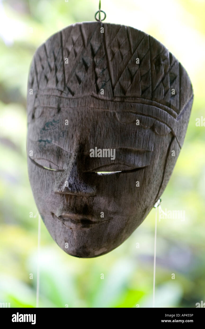 Wooden Asian Face Mask High Resolution Stock Photography and Images - Alamy