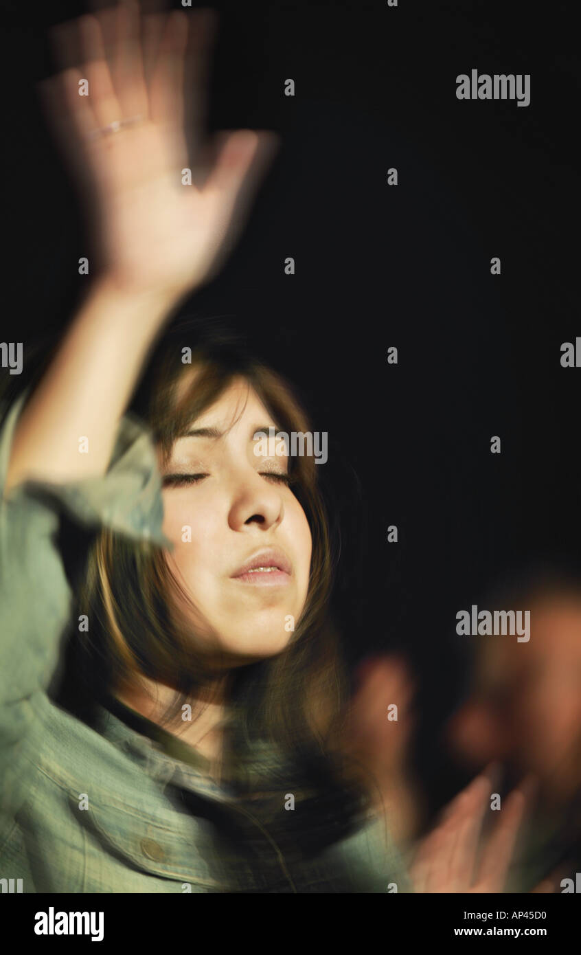 Lift hand praise hi-res stock photography and images - Alamy