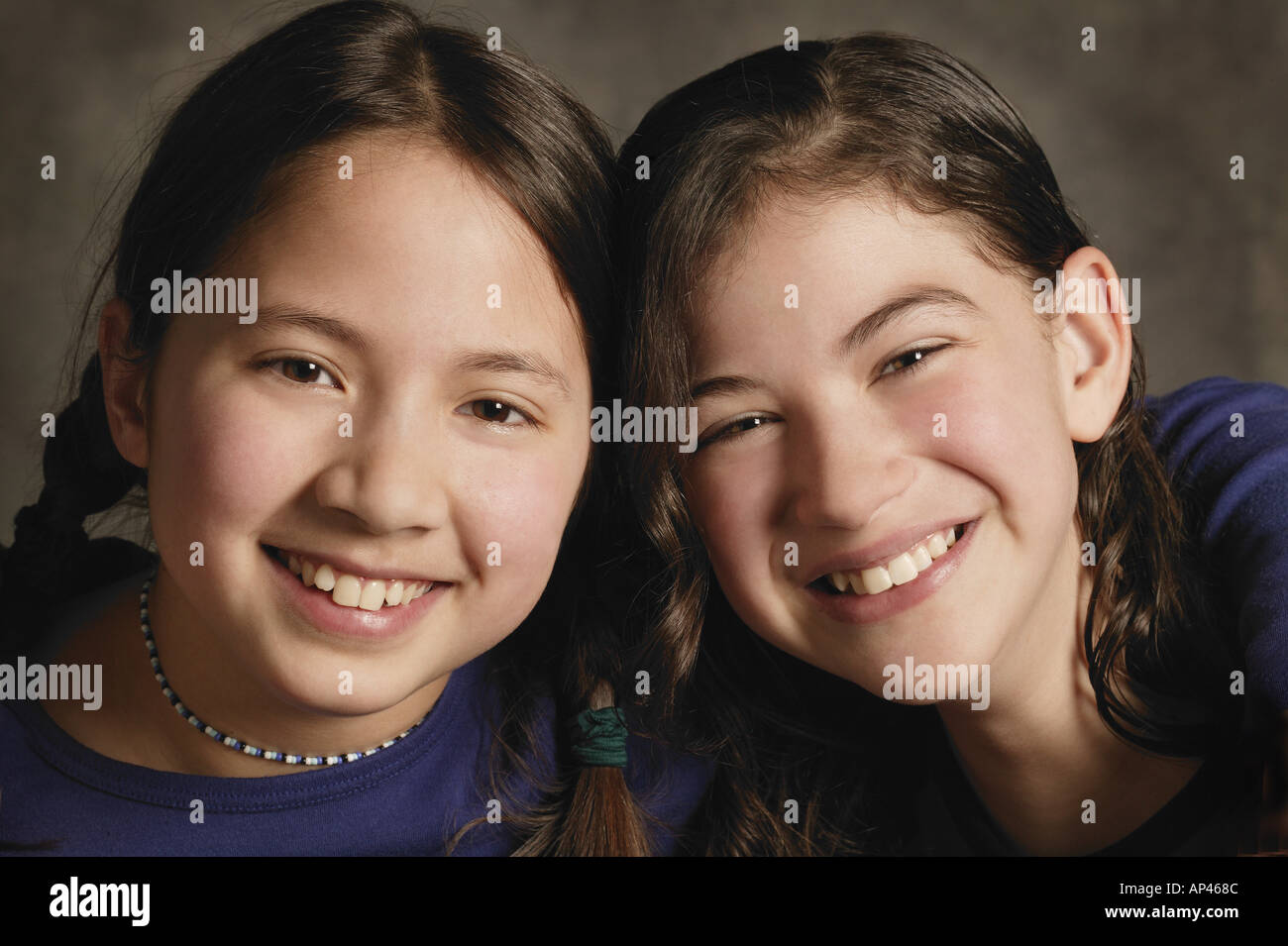 Portrait of two friends Stock Photo - Alamy