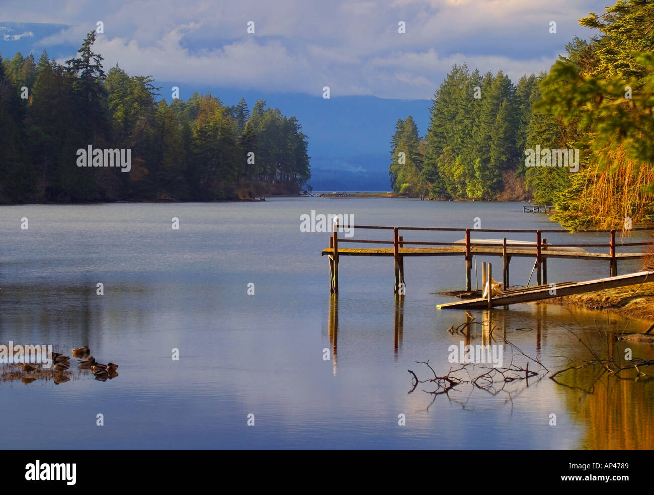A secluded lagoon Stock Photo - Alamy
