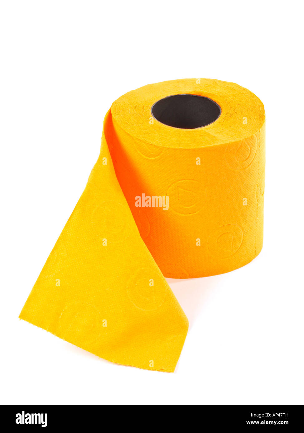 Roll of toilet paper with shadow on a white background Stock Photo - Alamy