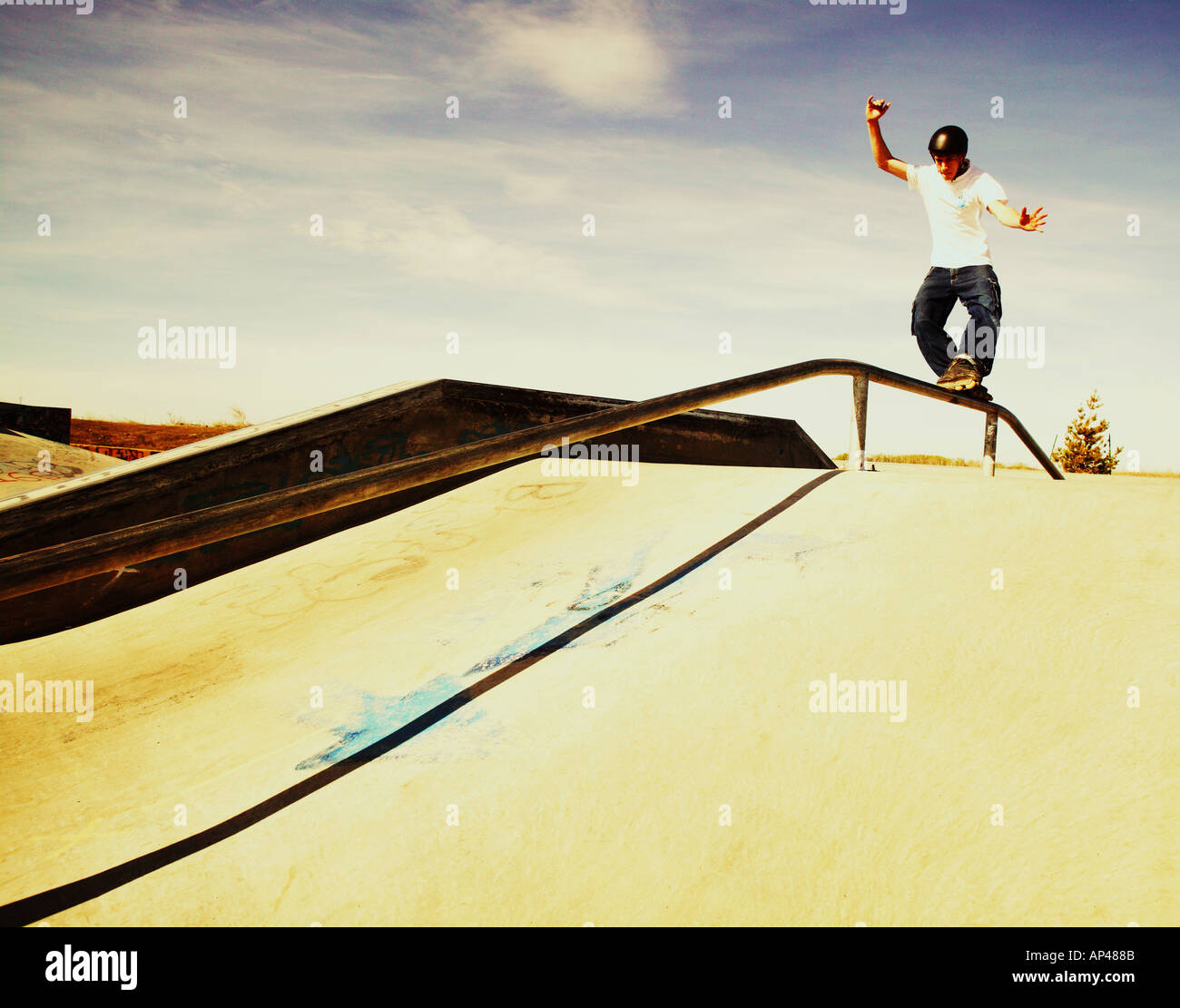 In line Skating Stock Photo - Alamy