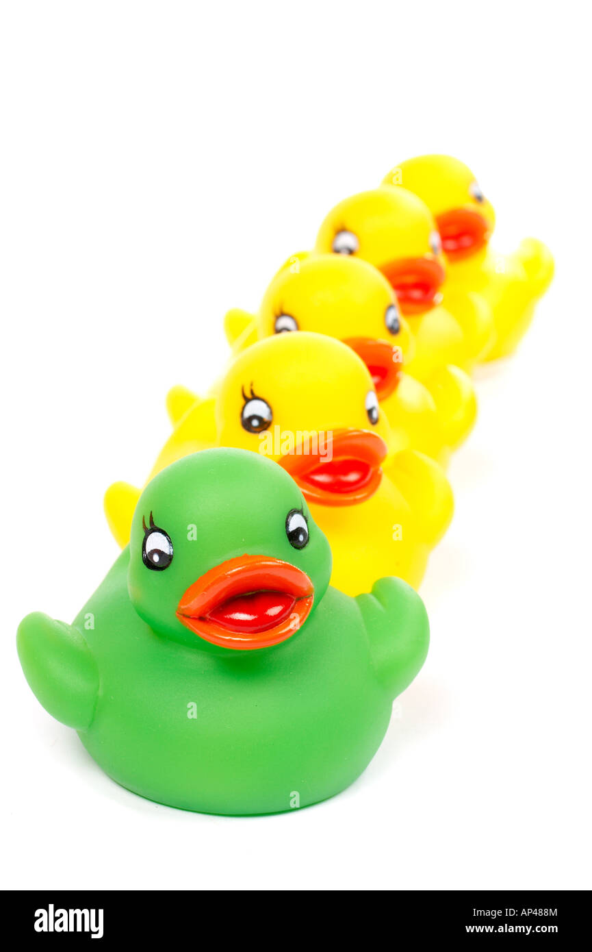Different rubber ducks Cut Out Stock Images & Pictures - Alamy