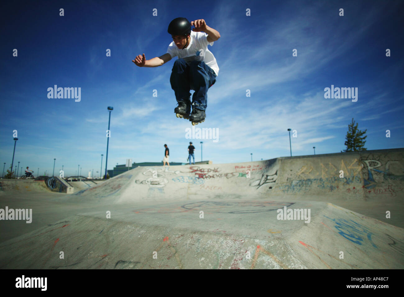 In line Skating Stock Photo - Alamy