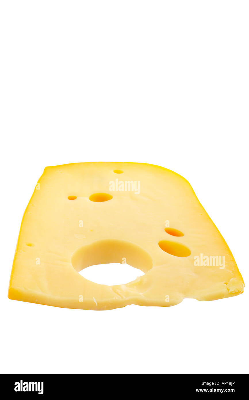 Slice of cheese isolated on white background Path included Stock Photo ...