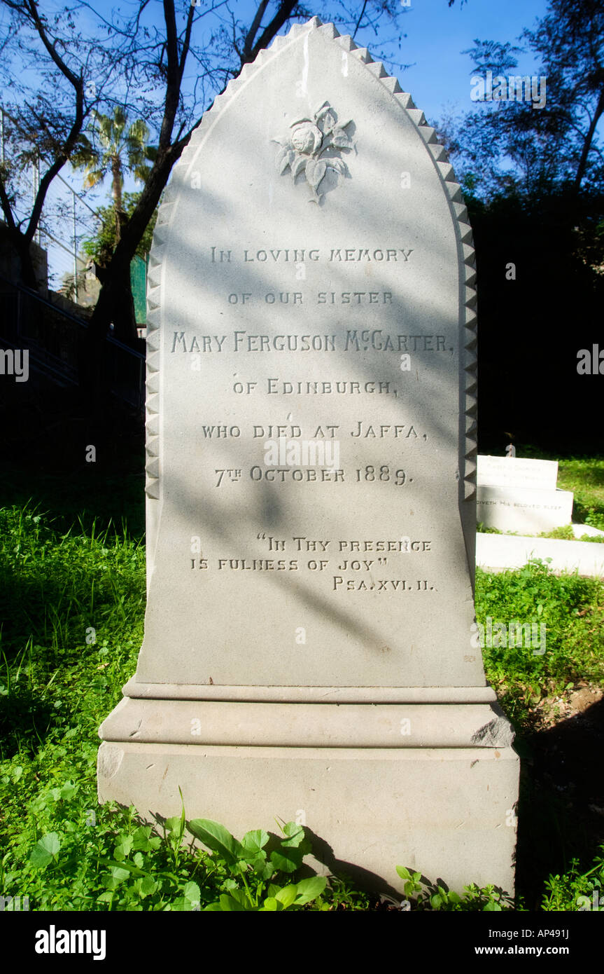 American Colony Tombstone Stock Photo - Alamy