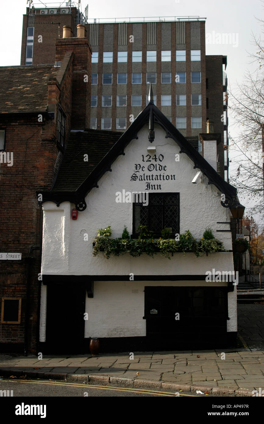 Ye olde salutation inn, nottingham hi-res stock photography and images - Alamy
